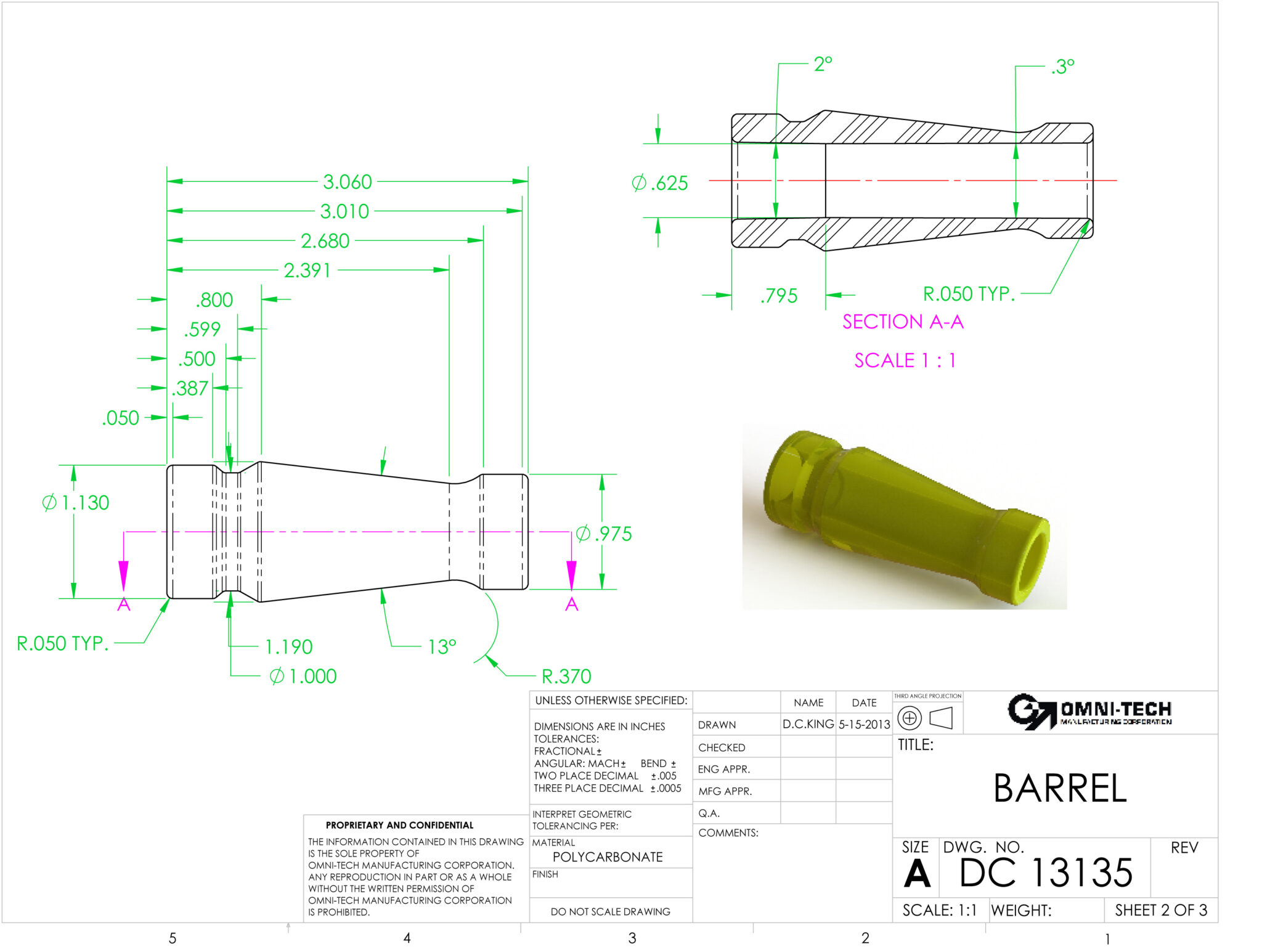 Pink Duck Call Barrels | Omnitech Manufacturing